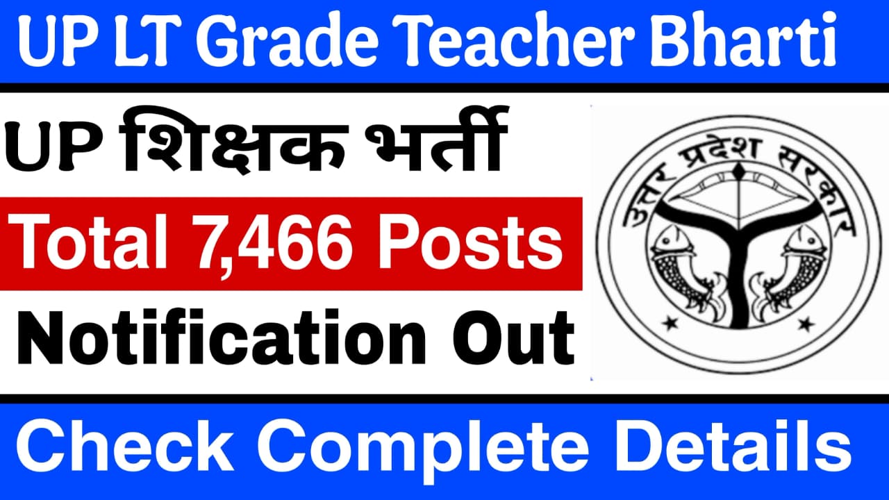 UP LT Grade Teacher Recruitment 2025